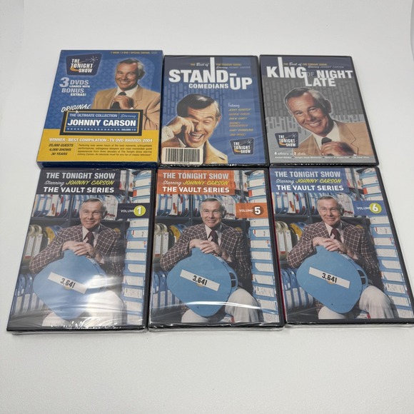 Media | Johnny Carson The Tonight Show Dvd Collection Mixed Series ...